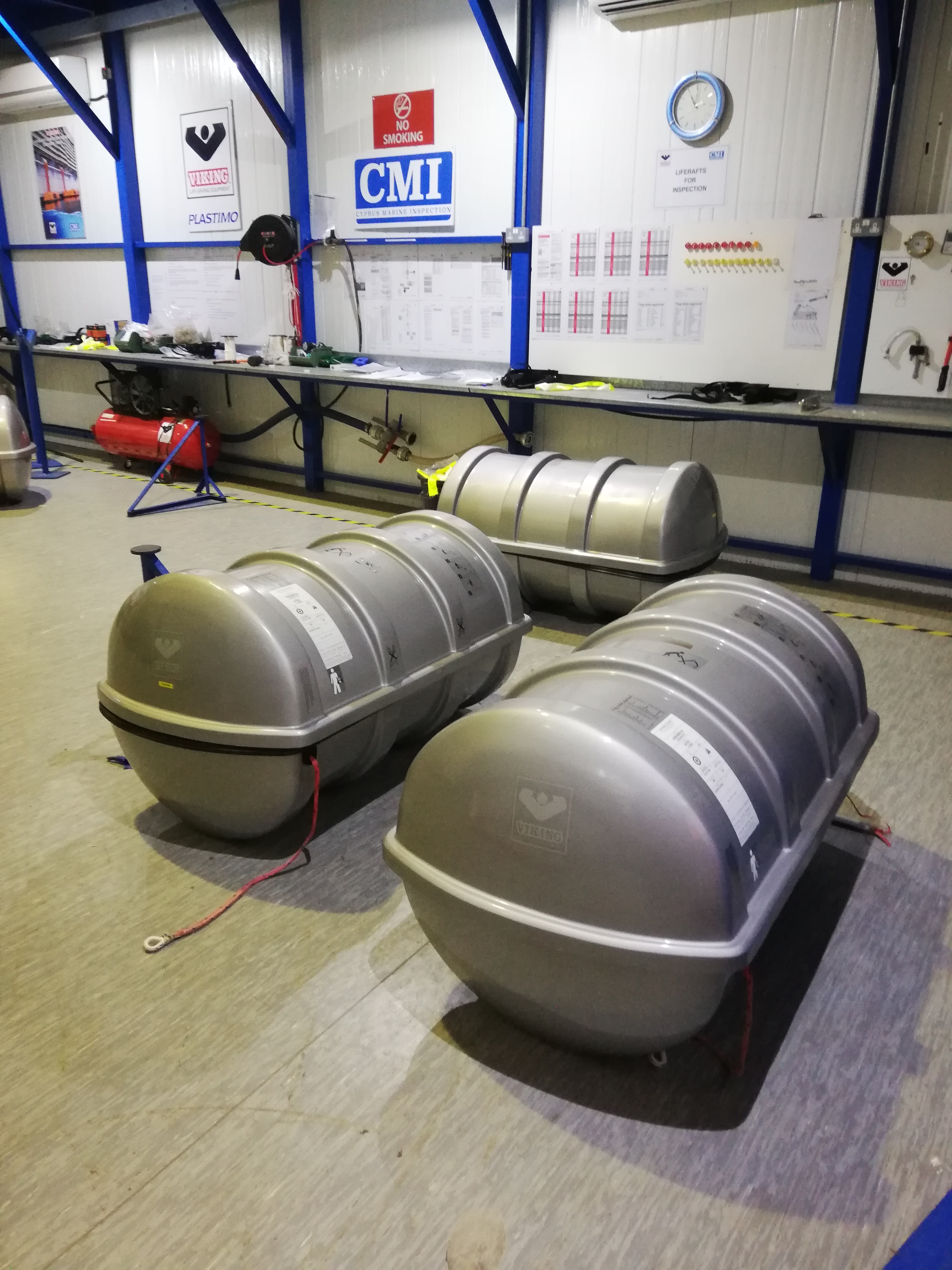 Life Rafts Inspections - GS Marine Services Ltd